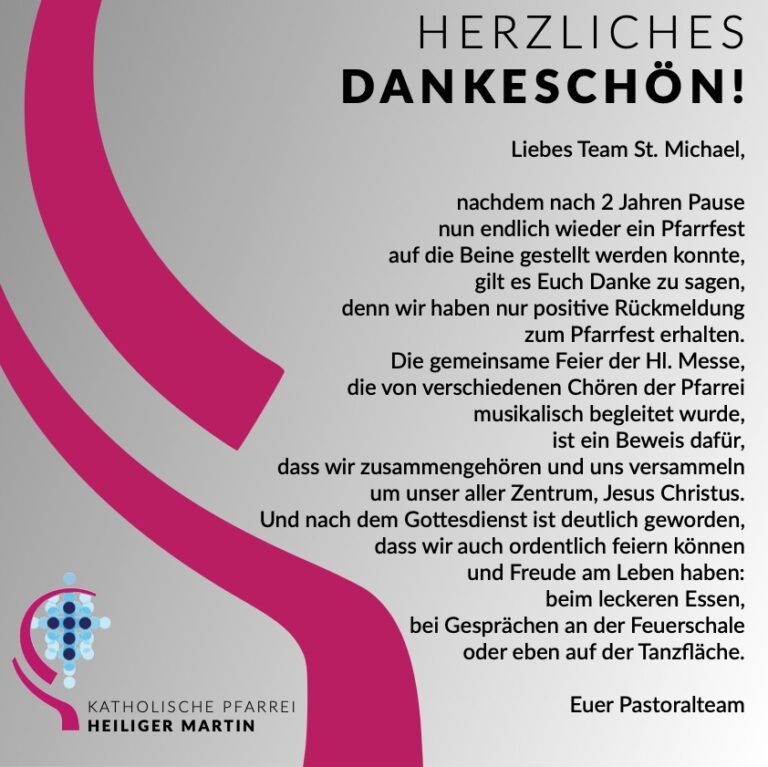 Danke Sagen An Einen Pfarrer